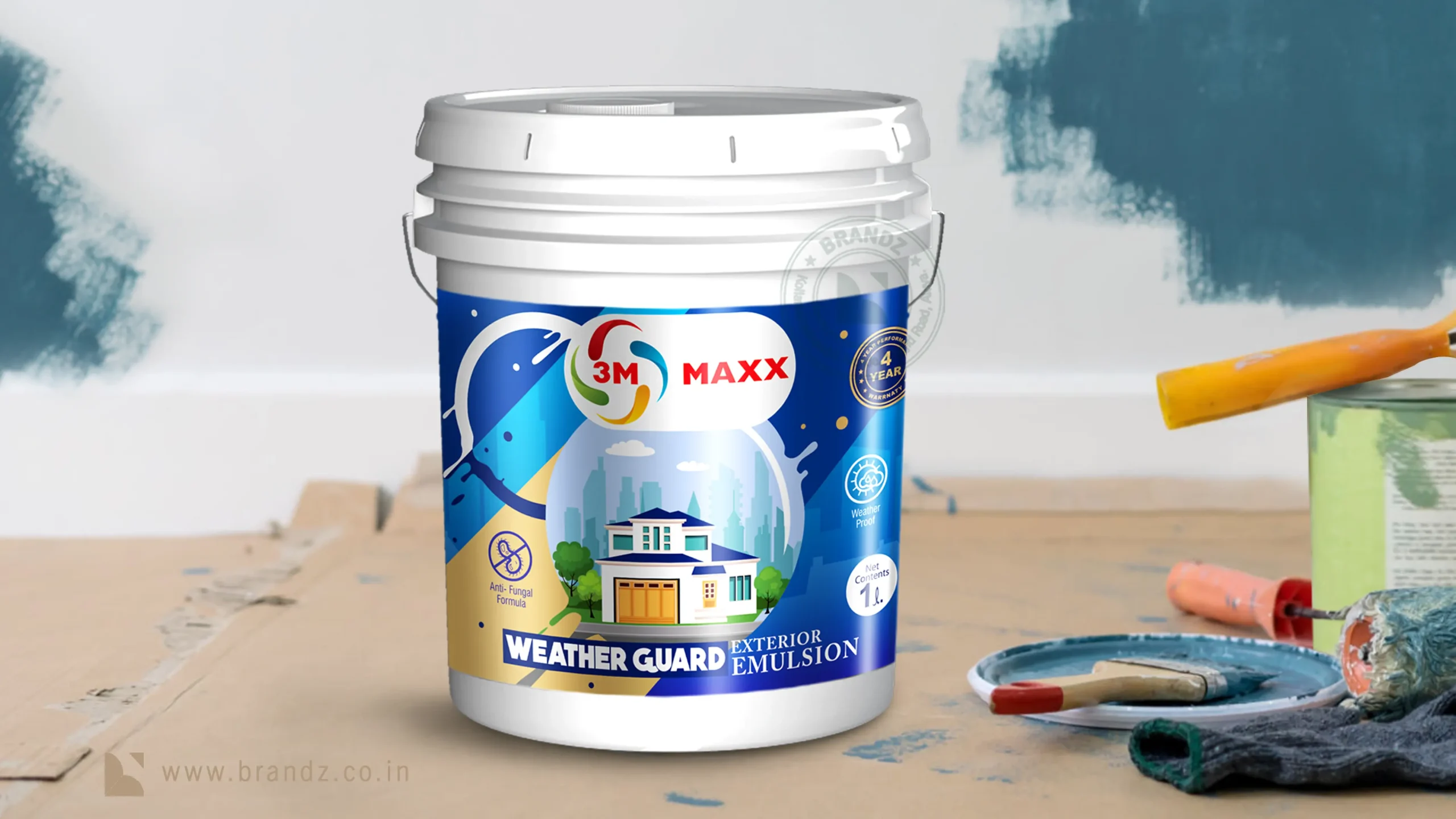 3M Maxx Exterior Emulsion Label